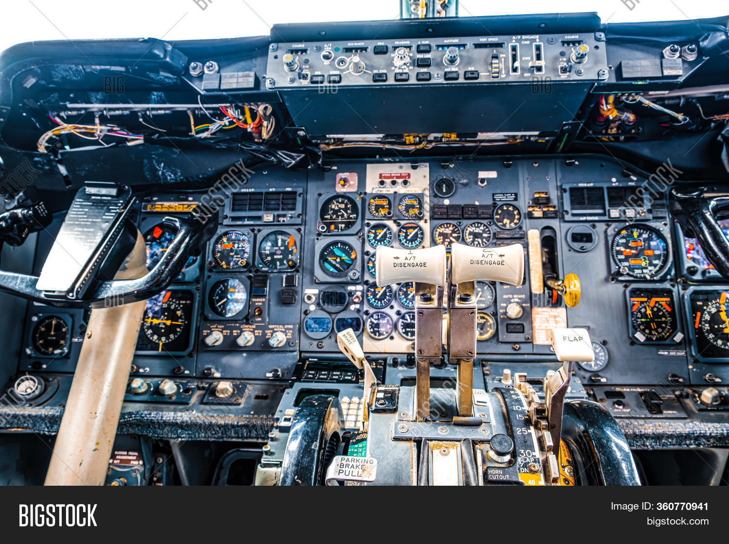 Old Aircraft Cockpit Image & Photo (Free Trial) | Bigstock