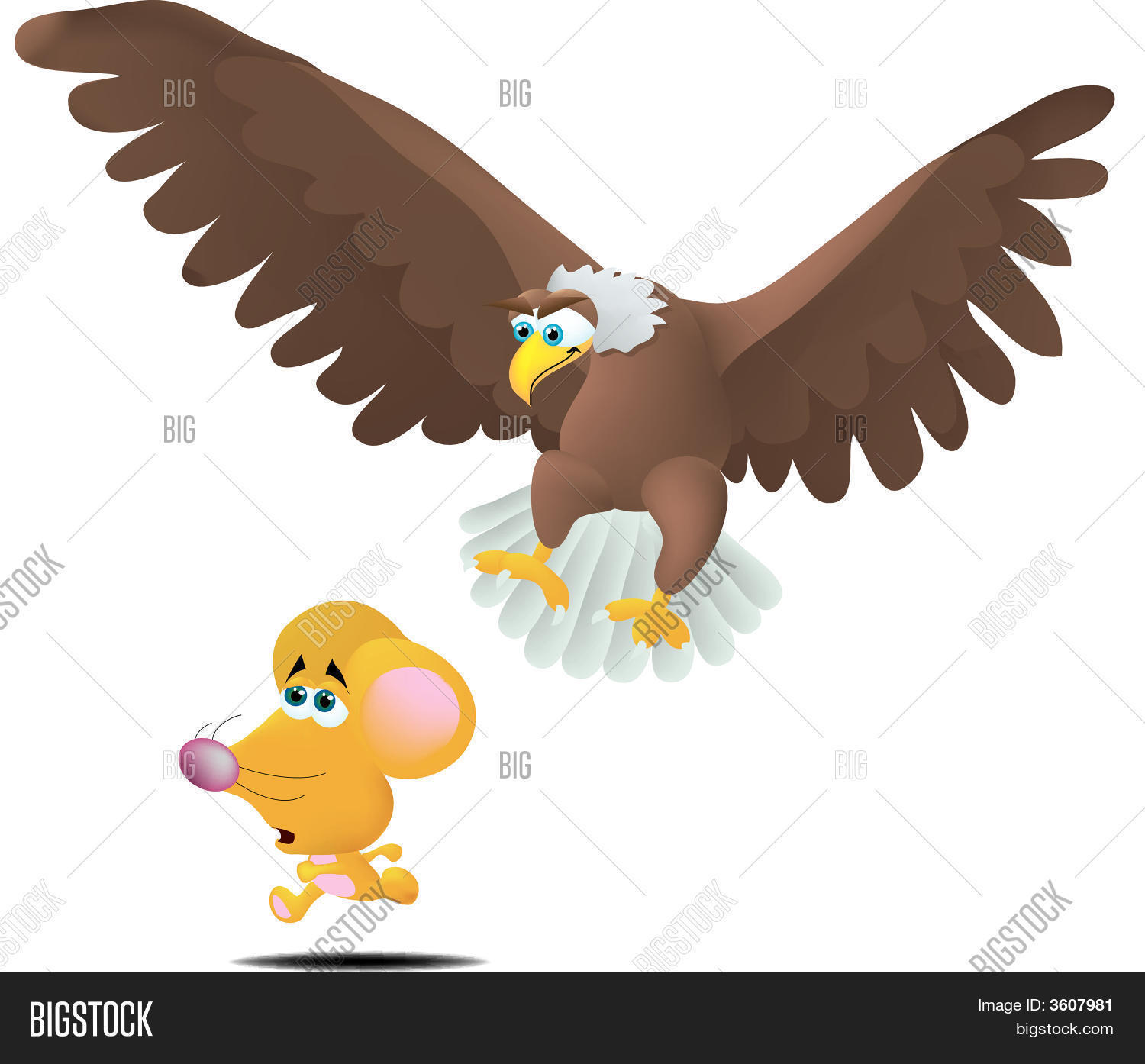 Eagle & Mouse Vector & Photo (Free Trial) | Bigstock