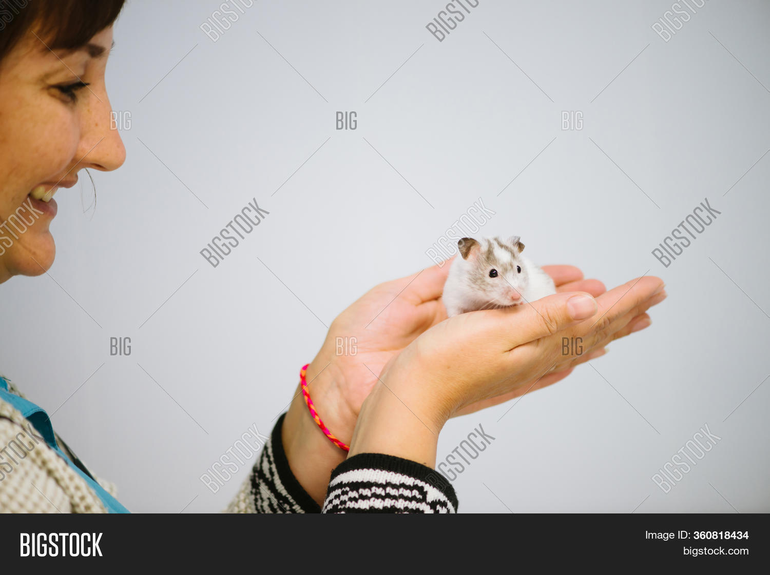 Woman Holds White Image & Photo (Free Trial) | Bigstock