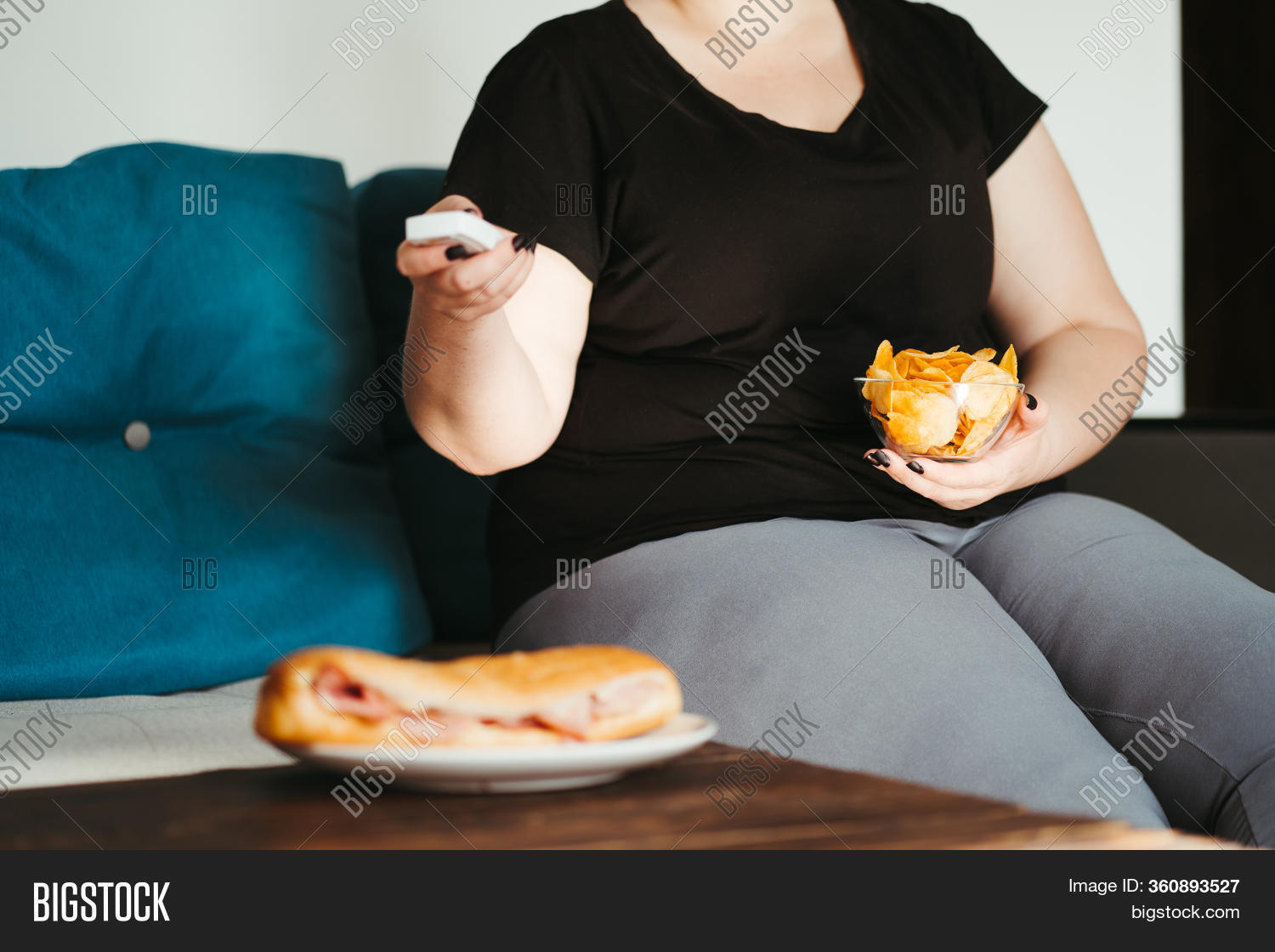 Mindless Snacking, Image & Photo (Free Trial) | Bigstock