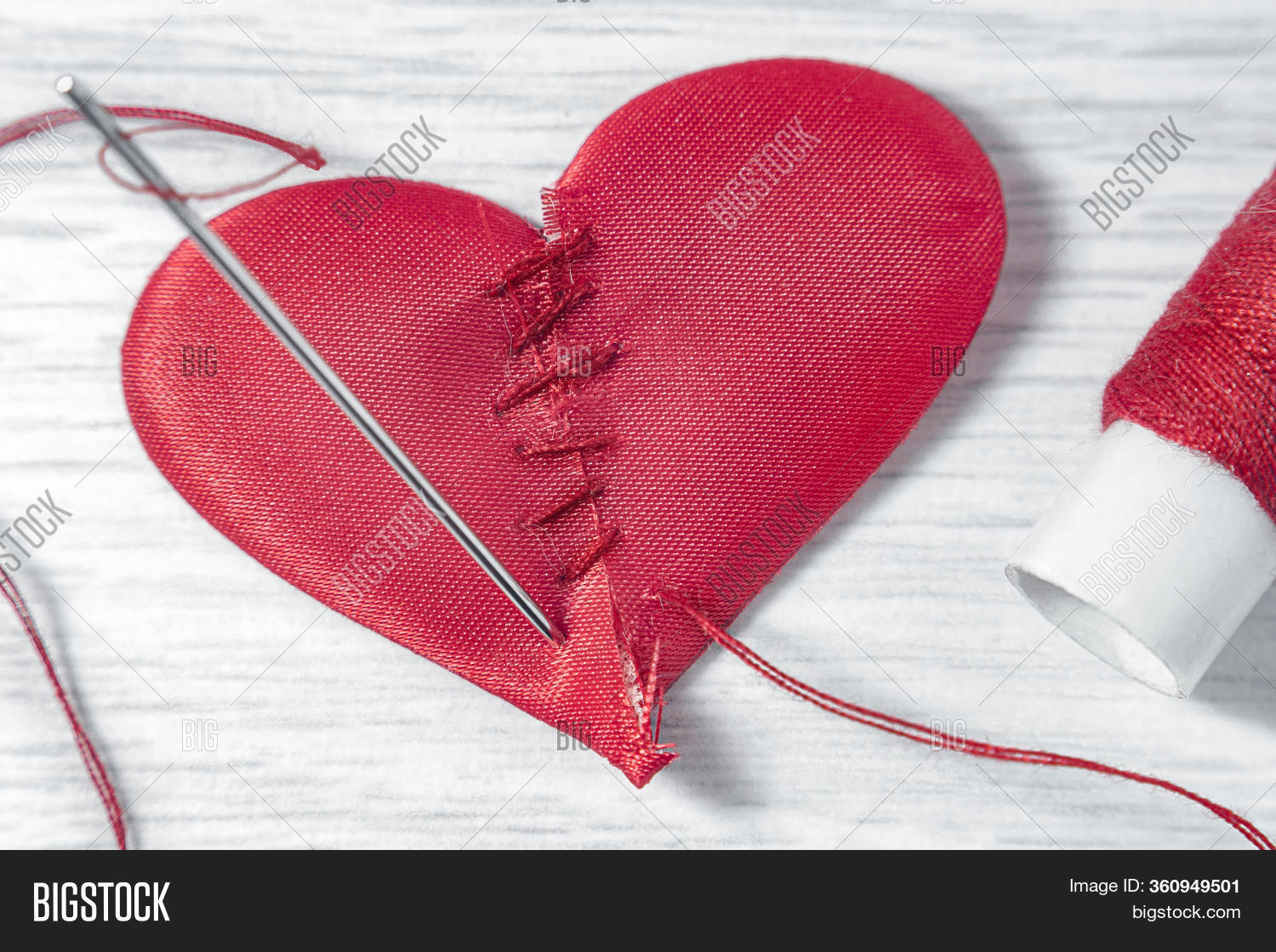 Heart Made Two Halves Image & Photo (Free Trial) | Bigstock