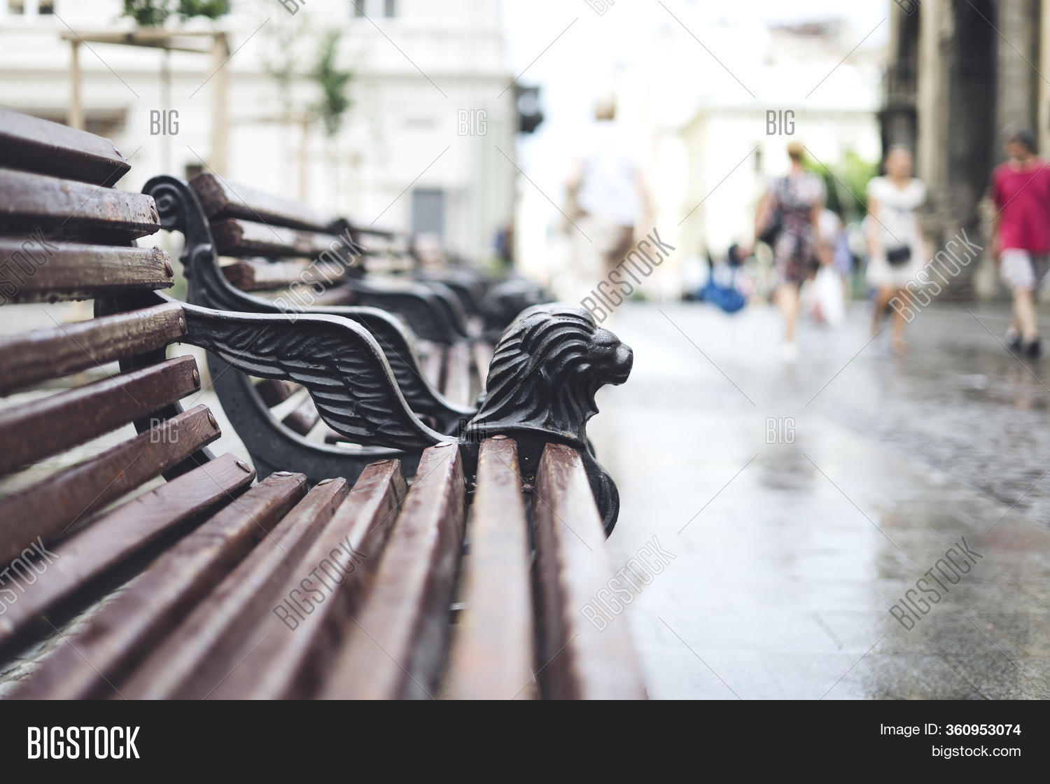 Wooden Benches City Image & Photo (Free Trial) | Bigstock