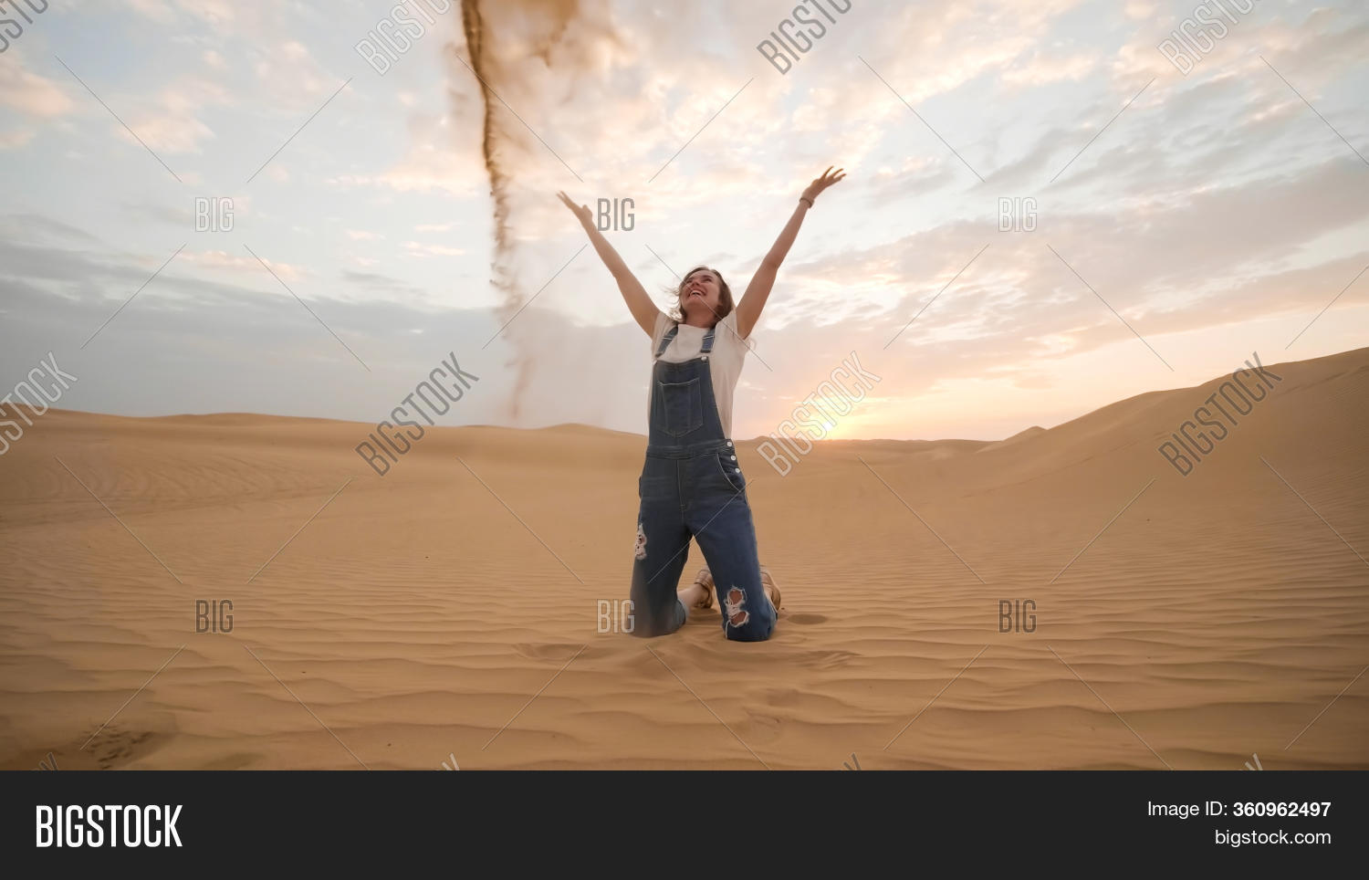 Happy Girl Desert Arab Image & Photo (Free Trial) | Bigstock