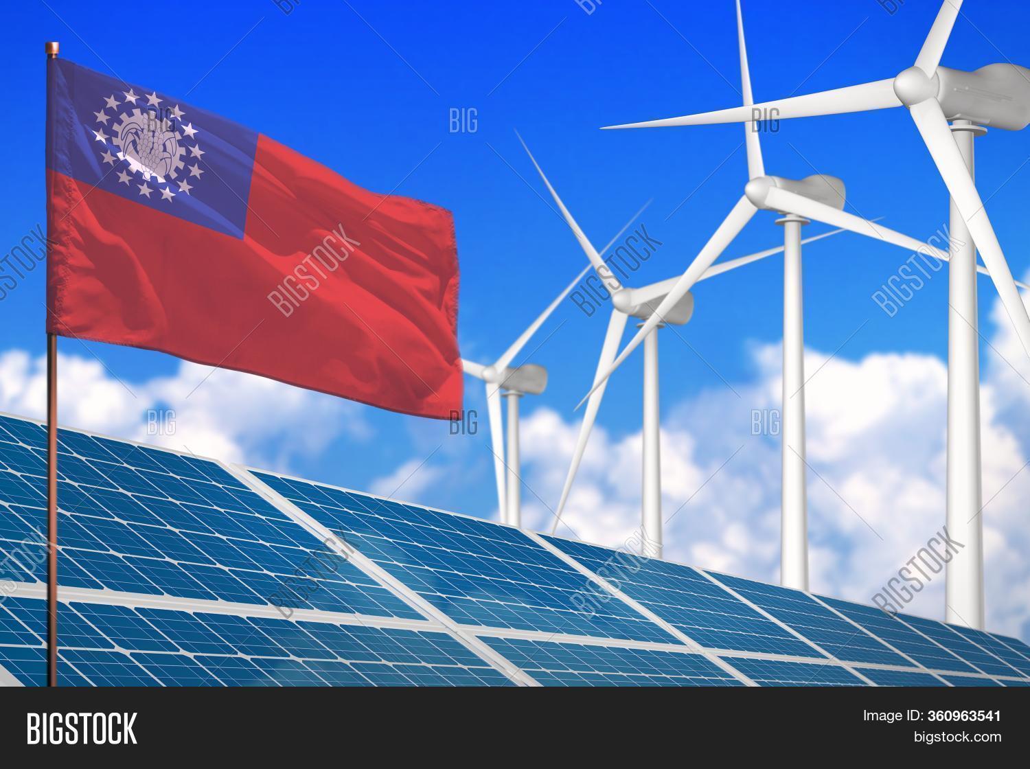 Myanmar Solar Wind Image & Photo (Free Trial) | Bigstock