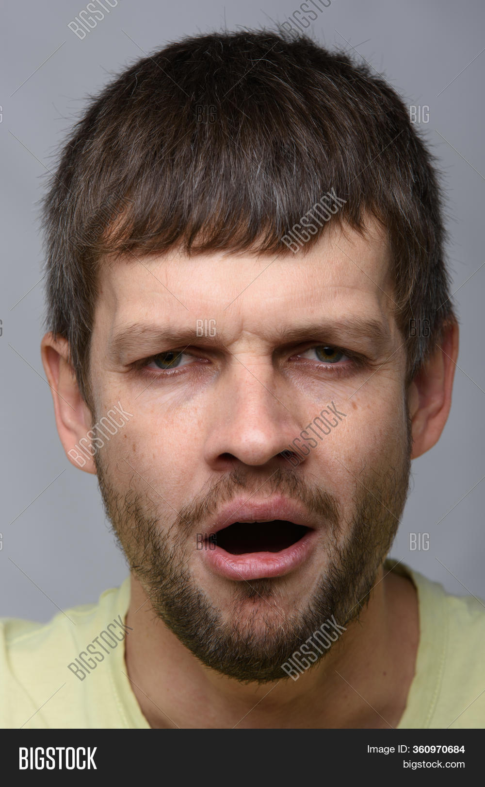 Closeup Portrait Tired Image & Photo (Free Trial) | Bigstock