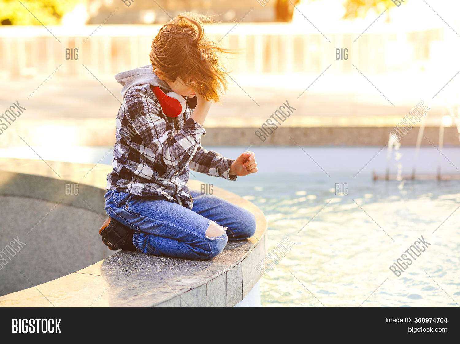 Boy Cooled By Water Image & Photo (Free Trial) | Bigstock