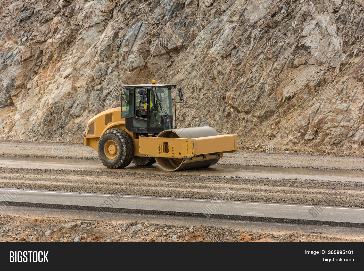 Steamroller Road Image & Photo (Free Trial) | Bigstock
