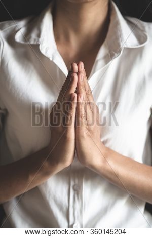 Pay Respect Prayer Image & Photo (Free Trial) | Bigstock