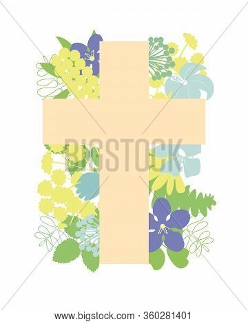 Cross Flowers . Vector & Photo (Free Trial) | Bigstock