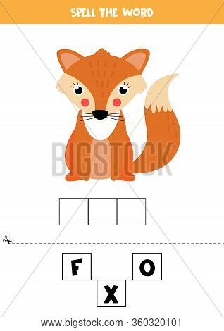 Spell Word Fox. Vector & Photo (Free Trial) | Bigstock