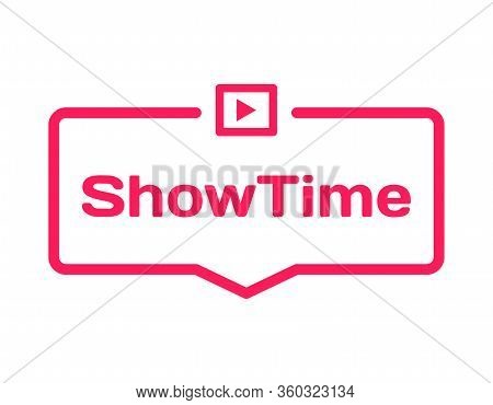 Showtime Template Vector & Photo (Free Trial) | Bigstock