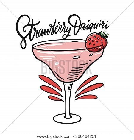 Strawberry Daiquiri Vector & Photo (Free Trial) | Bigstock