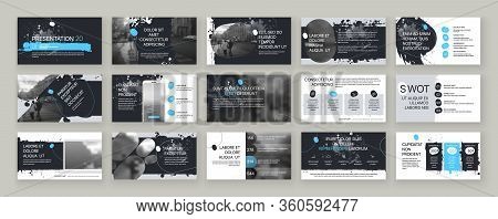 Blue Presentation Vector & Photo (Free Trial) | Bigstock