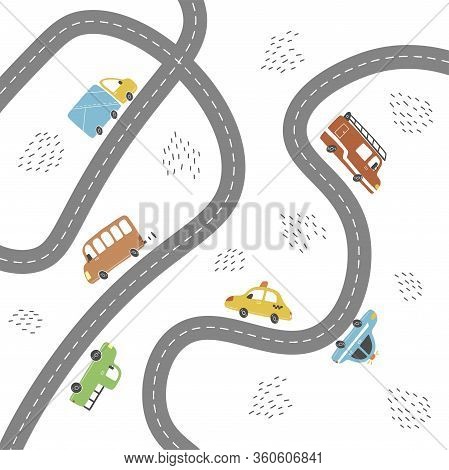 Car Path Clipart