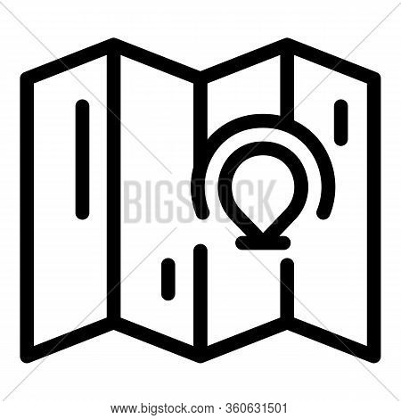 Tourist Map Icon. Vector & Photo (Free Trial) | Bigstock