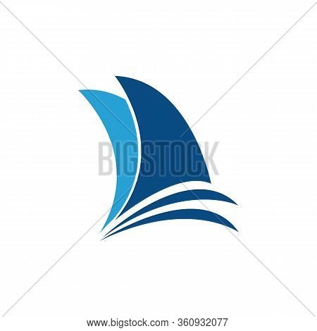 Sailing Logo Vector Vector & Photo (Free Trial) | Bigstock