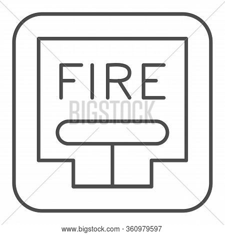 Emergency Fire Lever Vector & Photo (Free Trial) | Bigstock