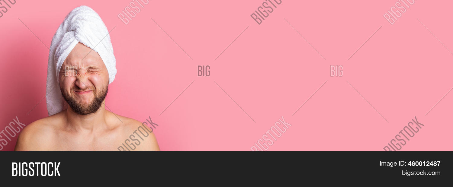 Young Man Towel Over Image & Photo (Free Trial) | Bigstock