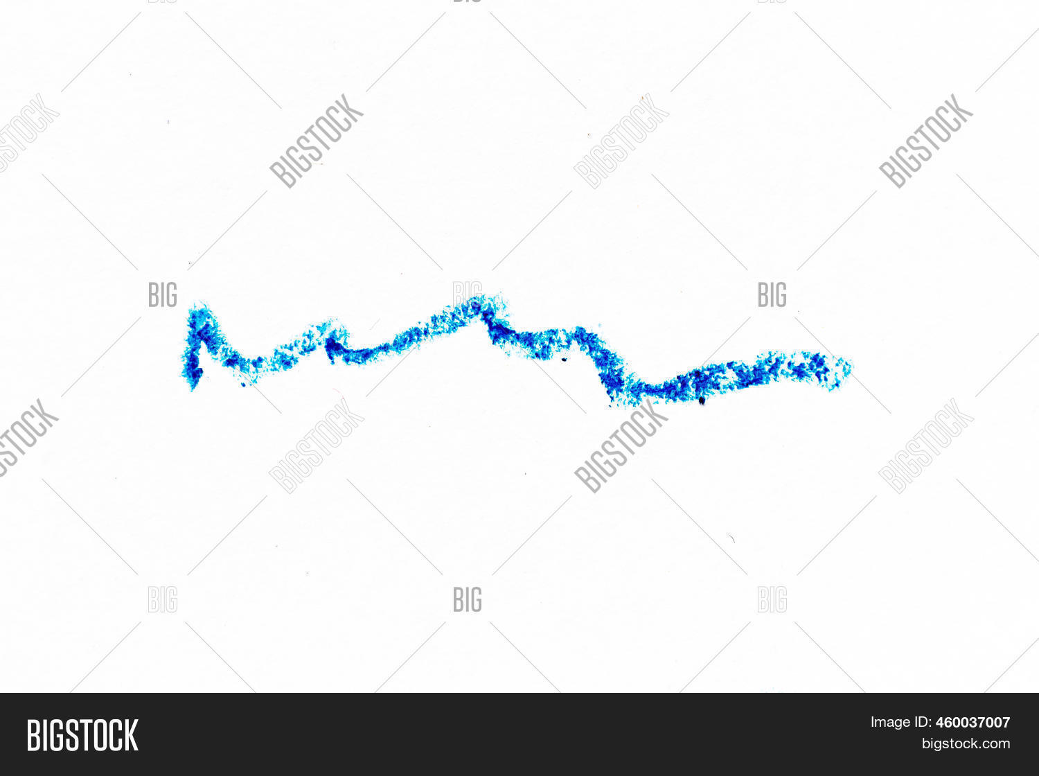 Blue Color Crayon Hand Image & Photo (Free Trial) | Bigstock