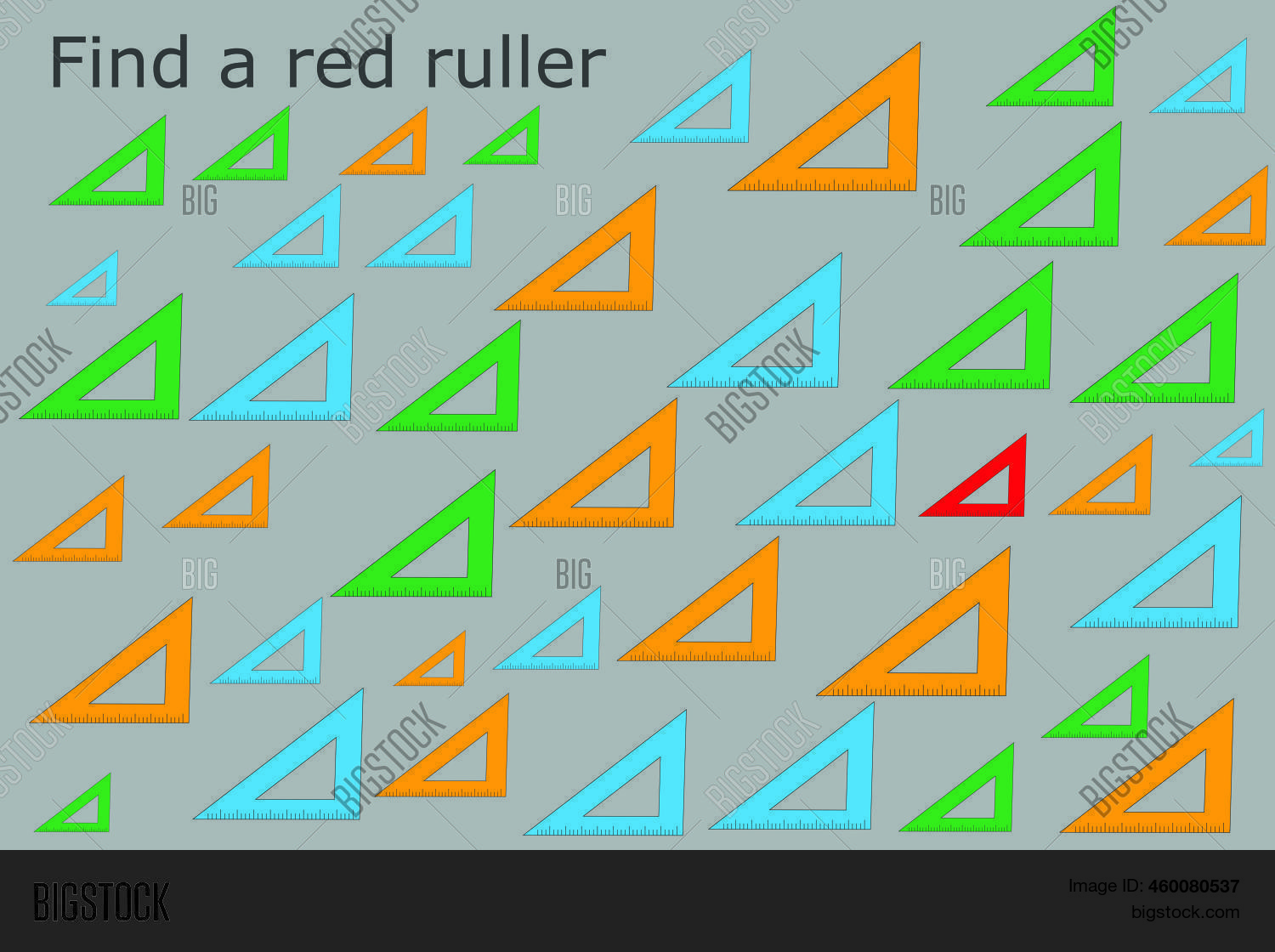 Find Red Ruller. Vector & Photo (Free Trial) | Bigstock