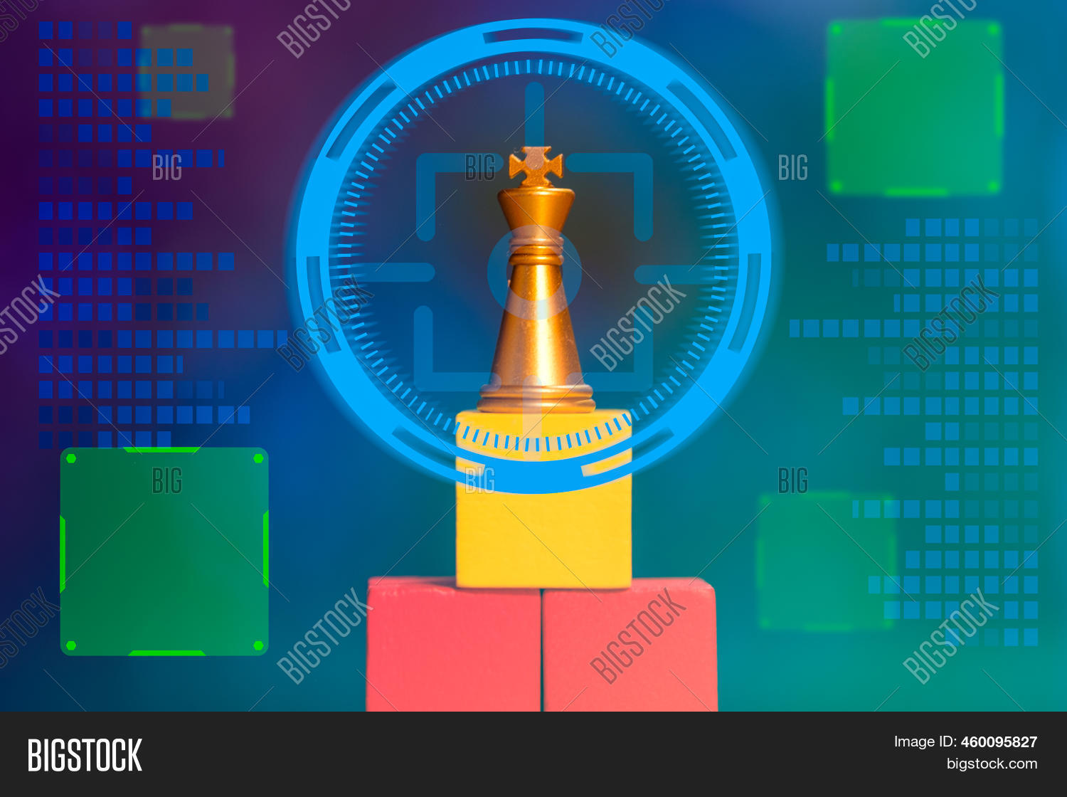 Golden Chess Blue Lock Image & Photo (Free Trial) | Bigstock