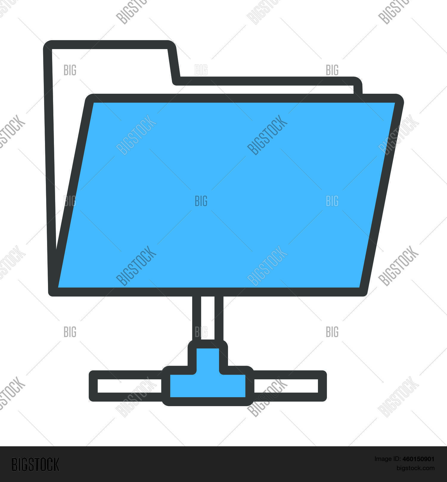 Shared Folder Icon. Vector & Photo (Free Trial) | Bigstock