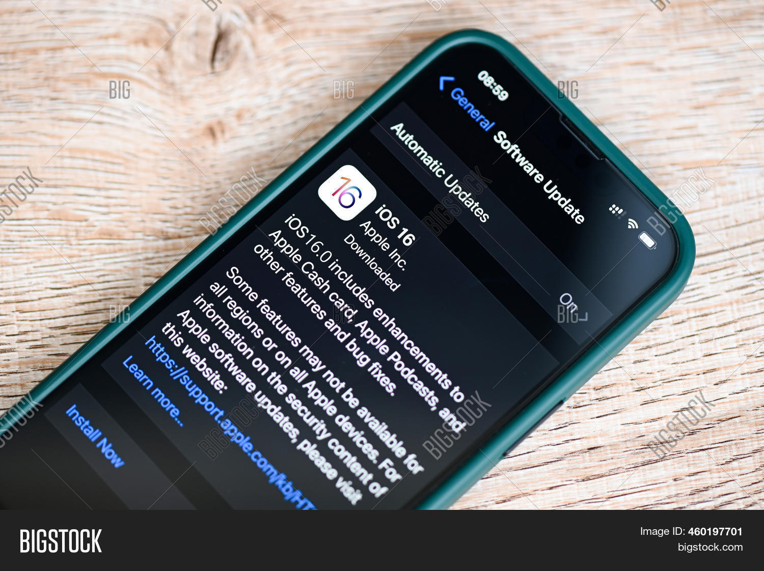 Iphone Ios 16 Logo On Image & Photo (Free Trial) | Bigstock