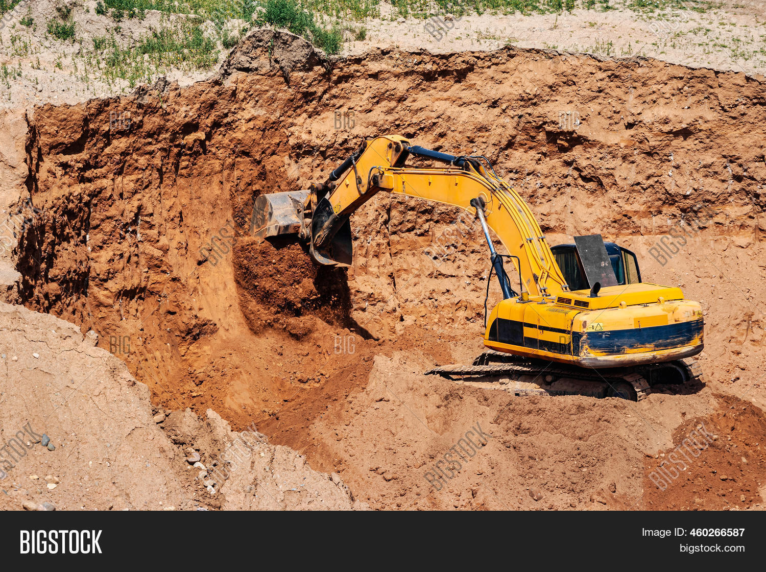 Excavator Sand Pit Image & Photo (Free Trial) | Bigstock