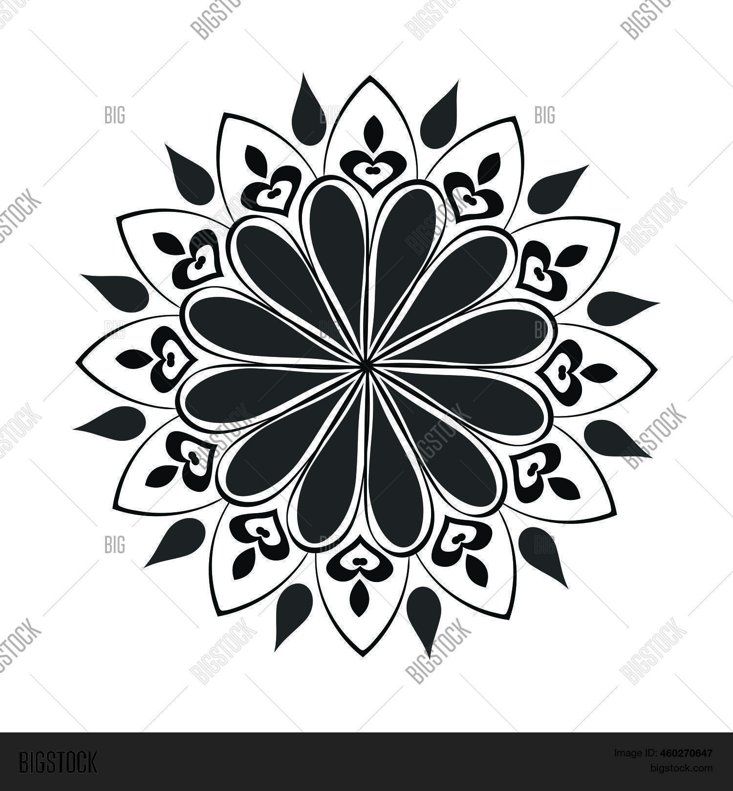 Mandala Art Design Vector & Photo (Free Trial) | Bigstock