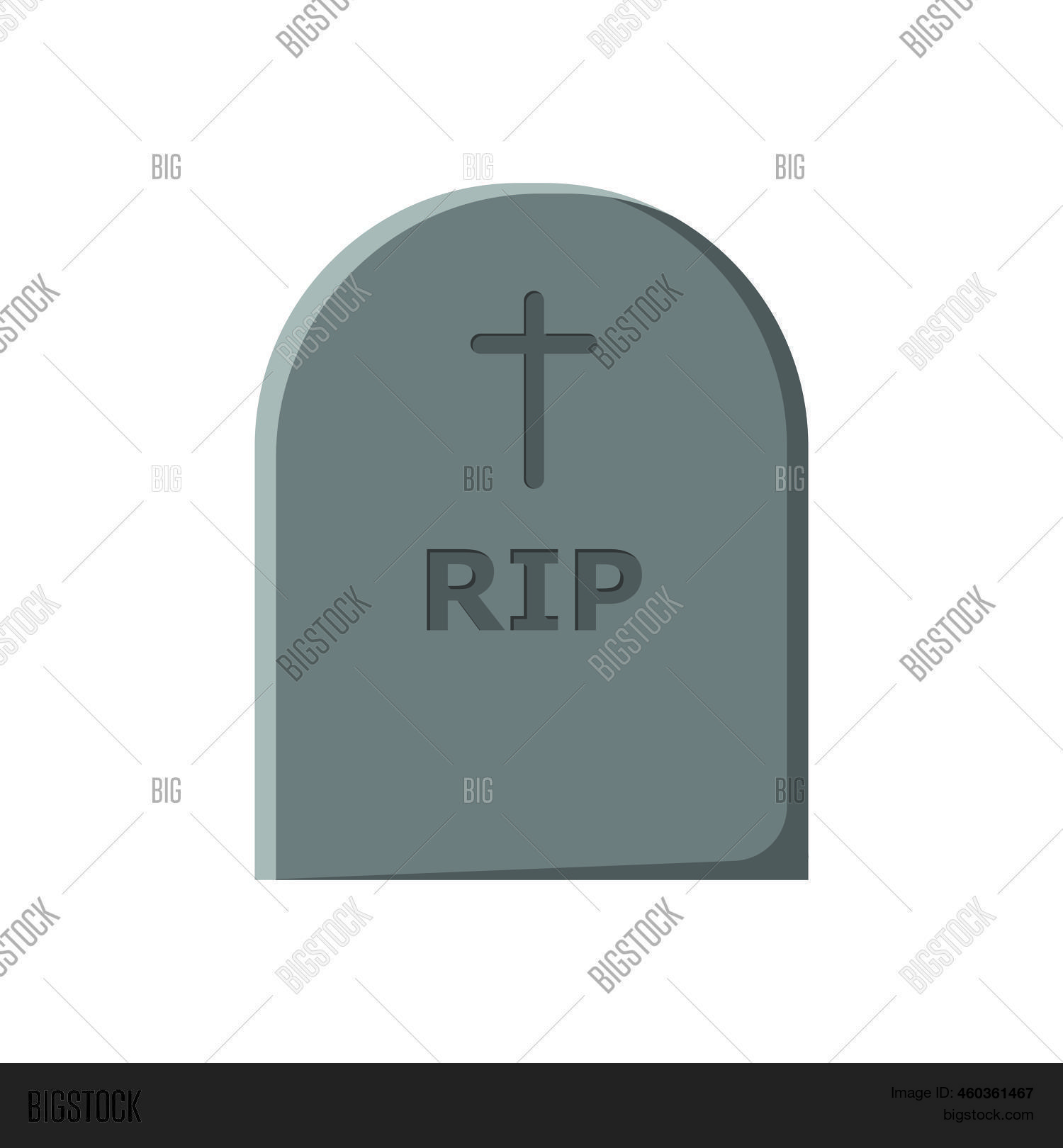 Cartoon Gravestone. Vector & Photo (Free Trial) | Bigstock