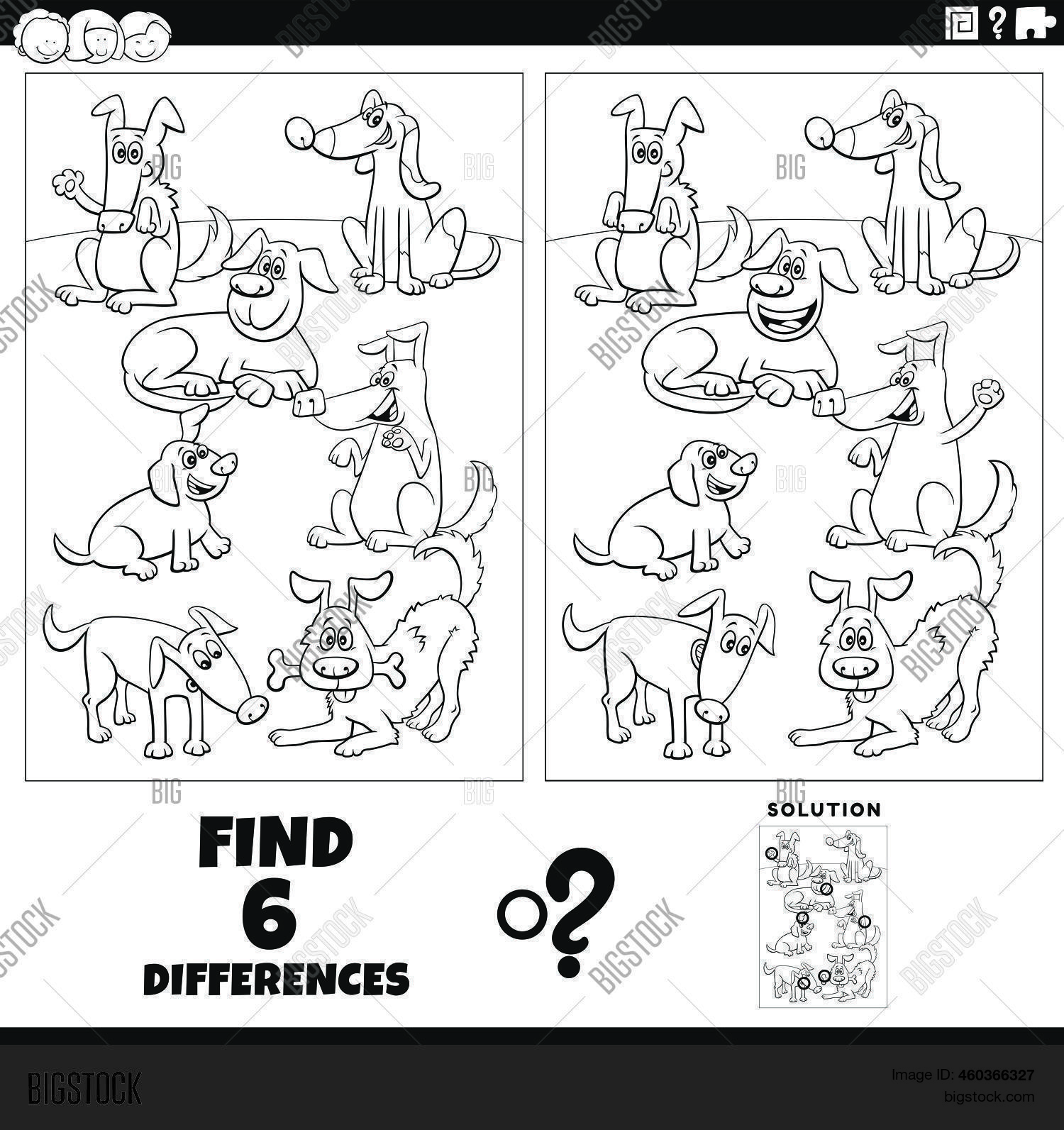 Black White Cartoon Vector & Photo (Free Trial) | Bigstock