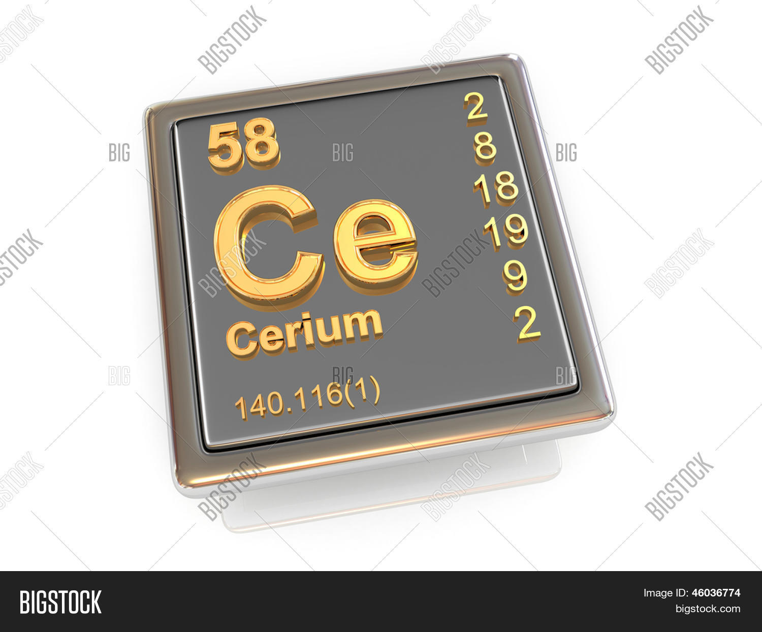 Cerium. Chemical Image & Photo (Free Trial) | Bigstock