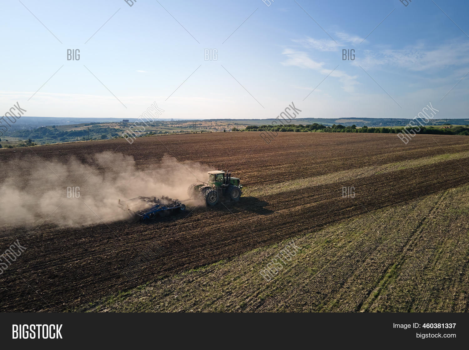 Aerial View Tractor Image & Photo (Free Trial) | Bigstock