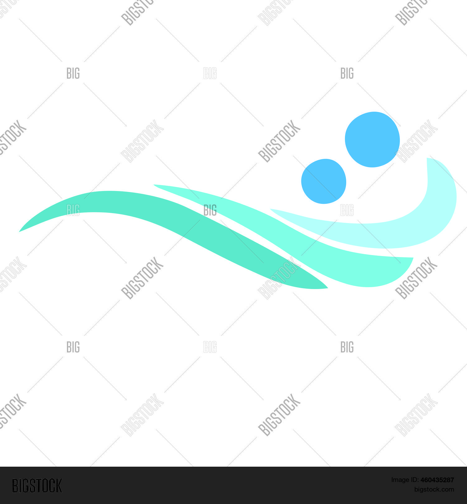 Water Wave Line Art. Vector & Photo (Free Trial) | Bigstock