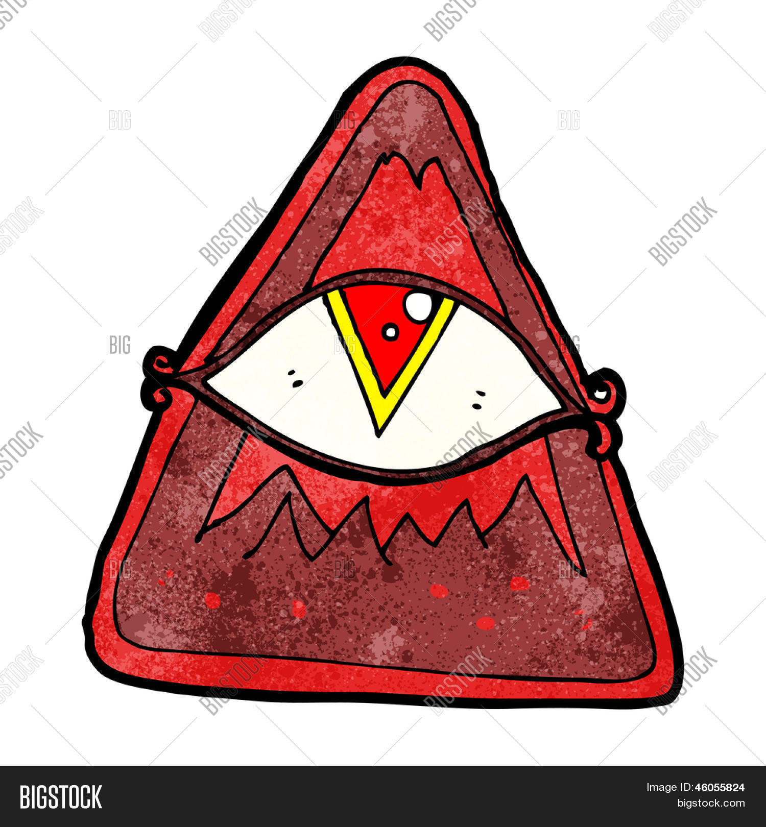 Cartoon All Seeing Eye Image & Photo (Free Trial) | Bigstock
