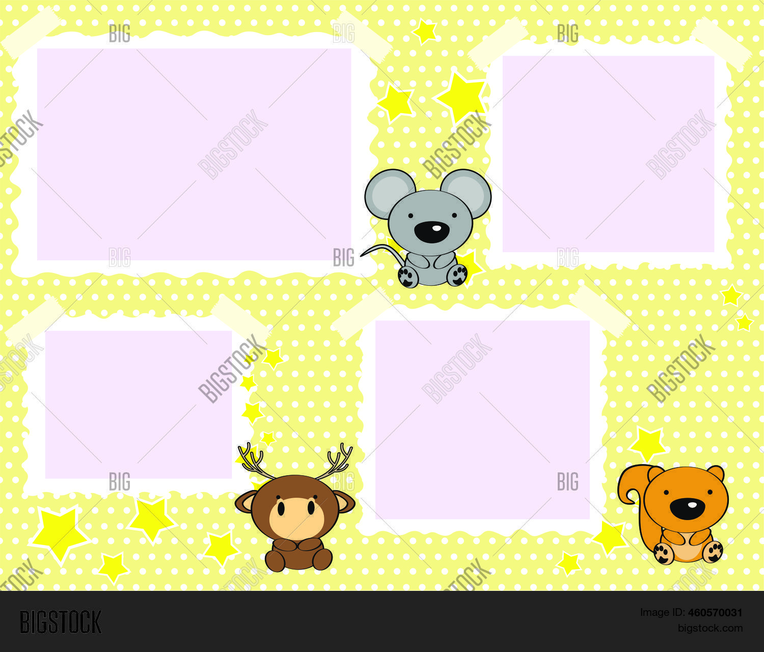 Album Frame Baby Vector & Photo (Free Trial) | Bigstock