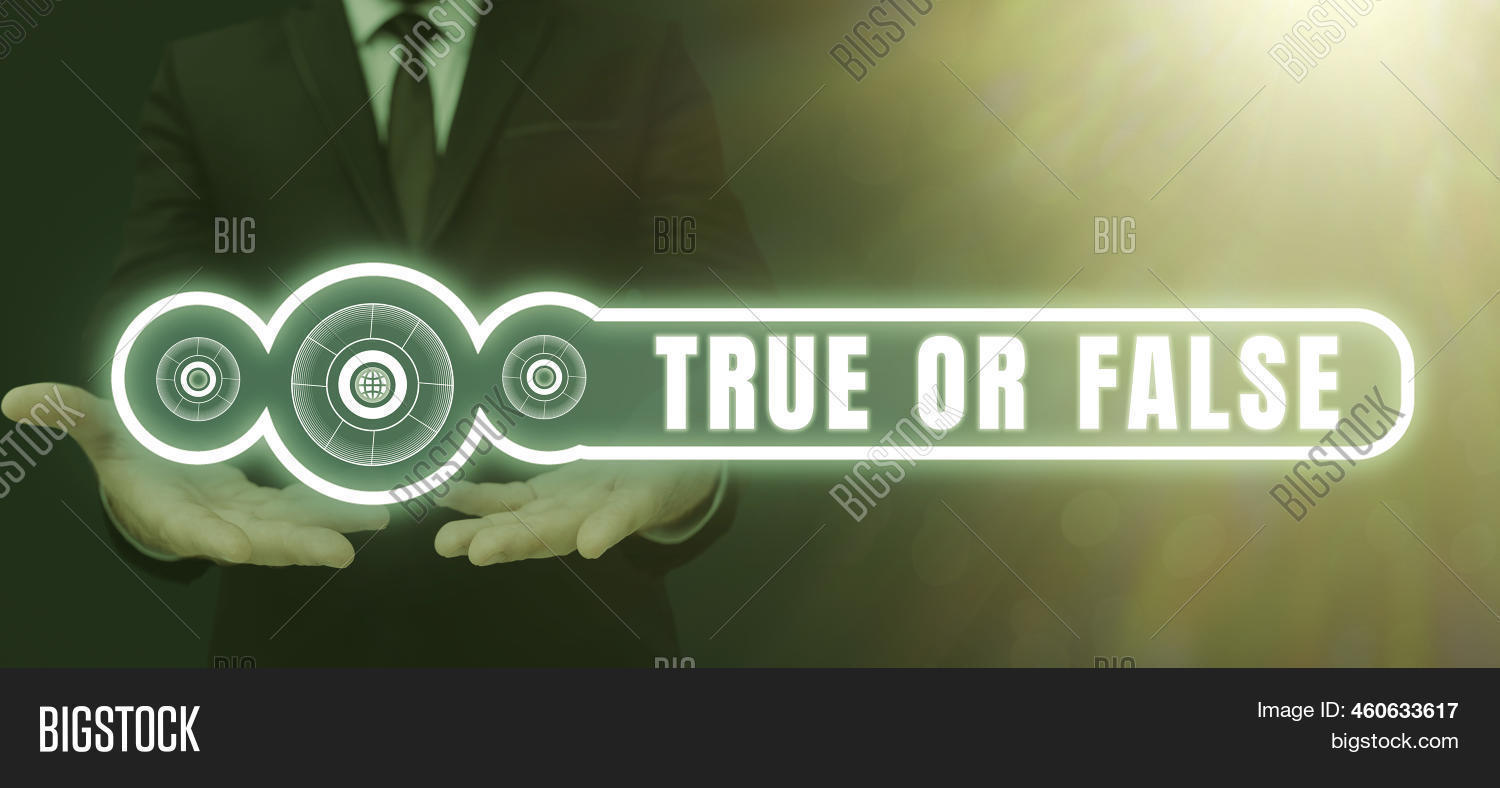 Sign Displaying True Image & Photo (Free Trial) | Bigstock
