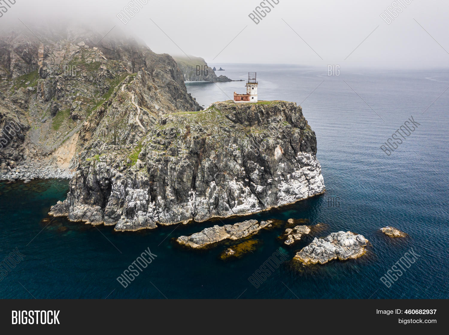 Old Ruined Lighthouse Image & Photo (Free Trial) | Bigstock