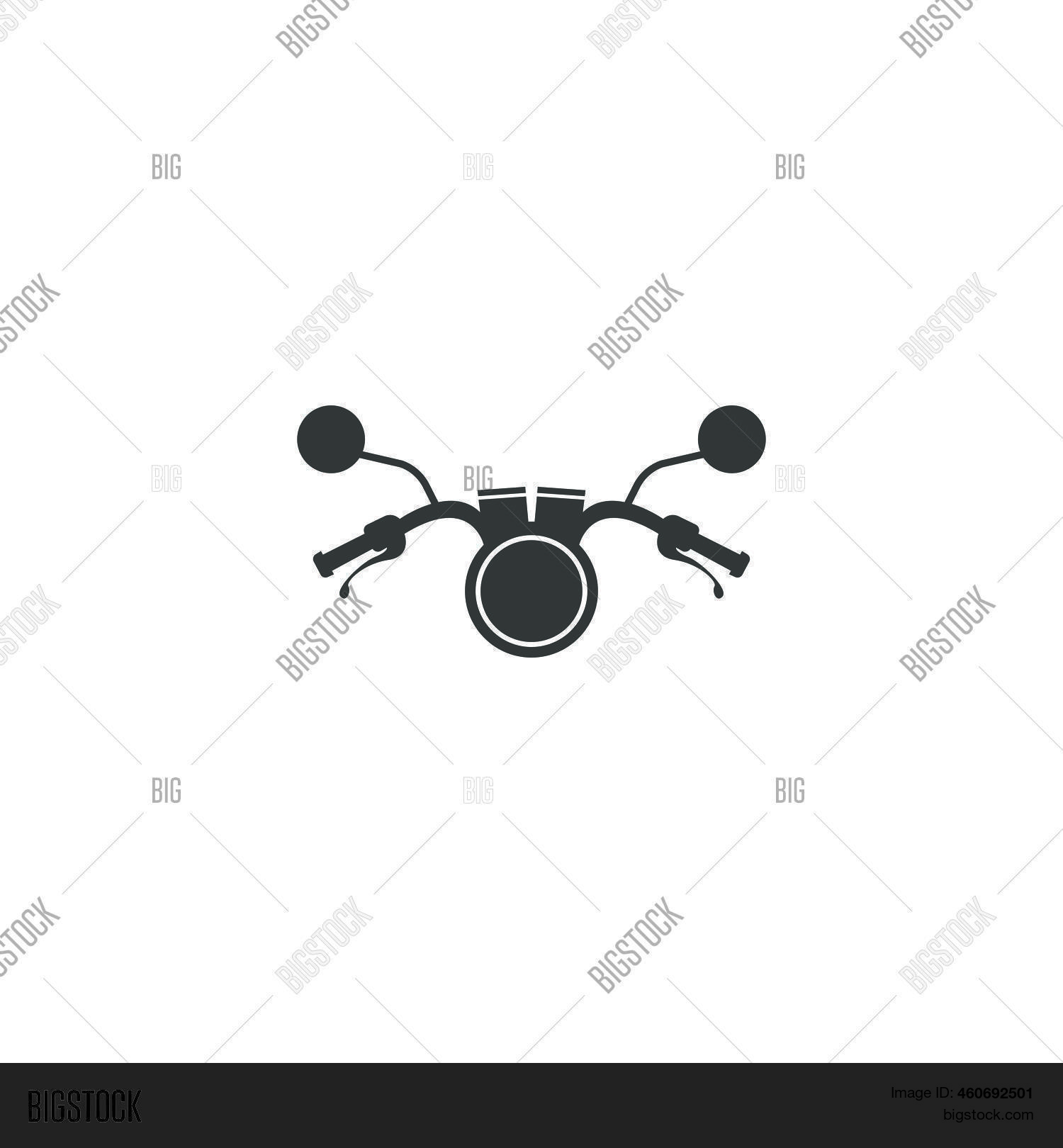 Motorcycle Icon Logo Vector & Photo (Free Trial) | Bigstock