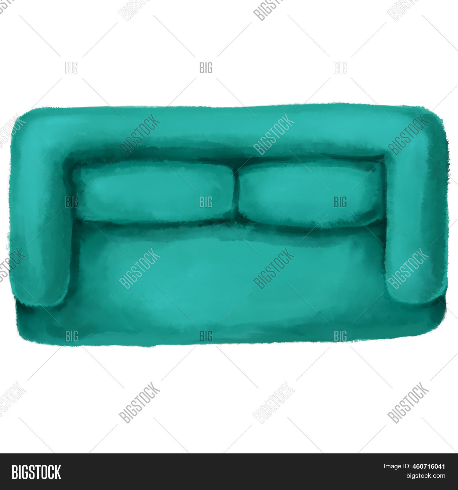 Sofa Top View Plan Image & Photo (Free Trial) | Bigstock
