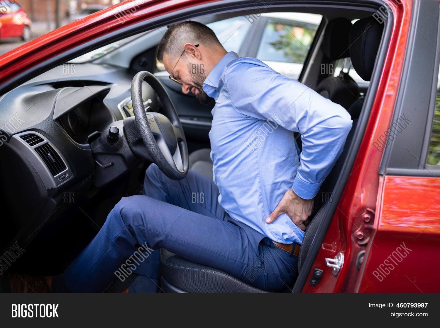 Back Pain Car Driving Image & Photo (Free Trial) | Bigstock