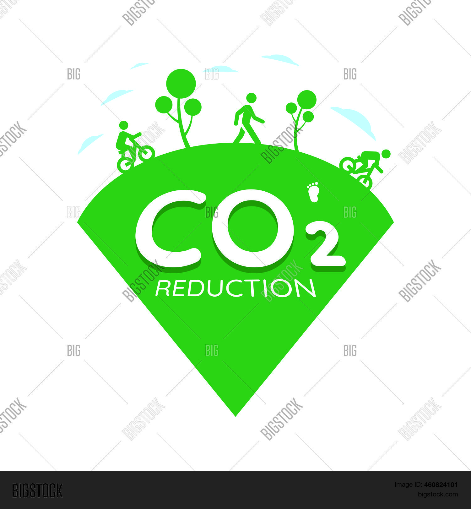 Co2 Reduction Icon. Vector & Photo (Free Trial) | Bigstock