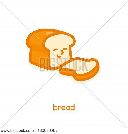 Bread Slides Kawaii Vector & Photo (Free Trial) | Bigstock