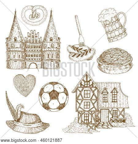 Hand Drawn Germany Vector & Photo (Free Trial) | Bigstock