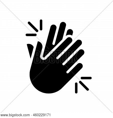 Clapping Hands Black Vector & Photo (Free Trial) | Bigstock