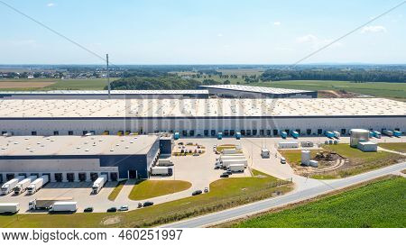 Aerial View Warehouse Image & Photo (Free Trial) | Bigstock
