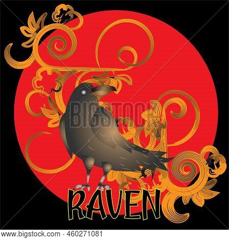 Raven Fantasy Art Vector & Photo (Free Trial) | Bigstock