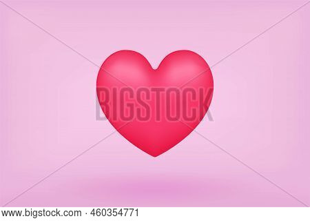3d Pink Heart Render Vector & Photo (Free Trial) | Bigstock