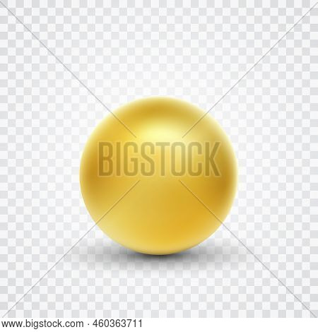 Golden Sphere. Vector & Photo (Free Trial) | Bigstock
