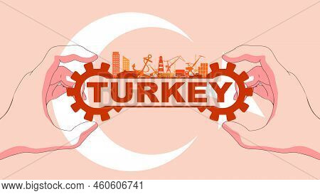 Hand Holding Turkey Vector & Photo (Free Trial) | Bigstock